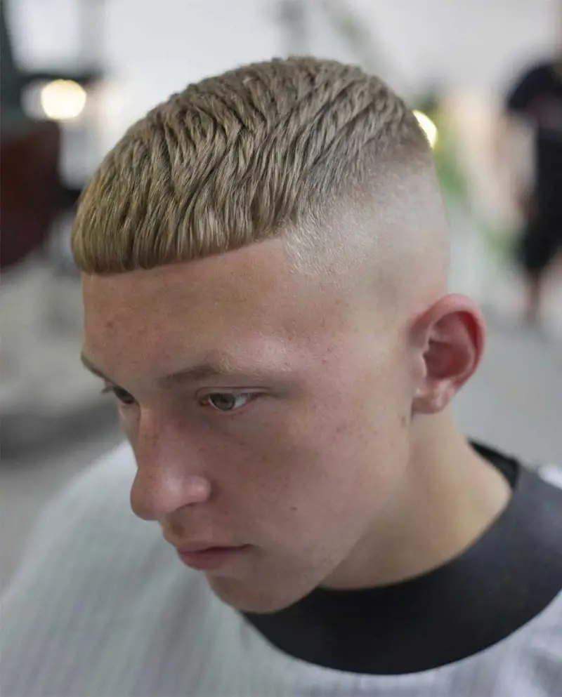 Caesar Haircut: +25 Fade, Light & Dark Caesar Hairstyle Ideas