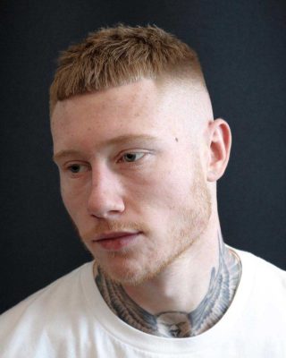 Caesar Haircut: +25 Fade, Light & Dark Caesar Hairstyle Ideas