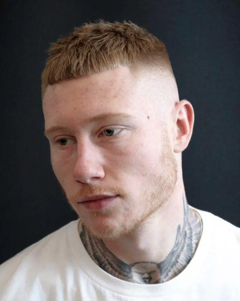 Caesar Haircut: +25 Fade, Light & Dark Caesar Hairstyle Ideas