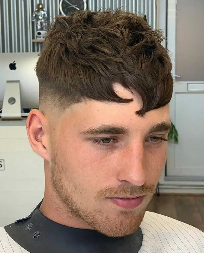 25+ Stylish Angular Fringe Haircuts for Men in 2024