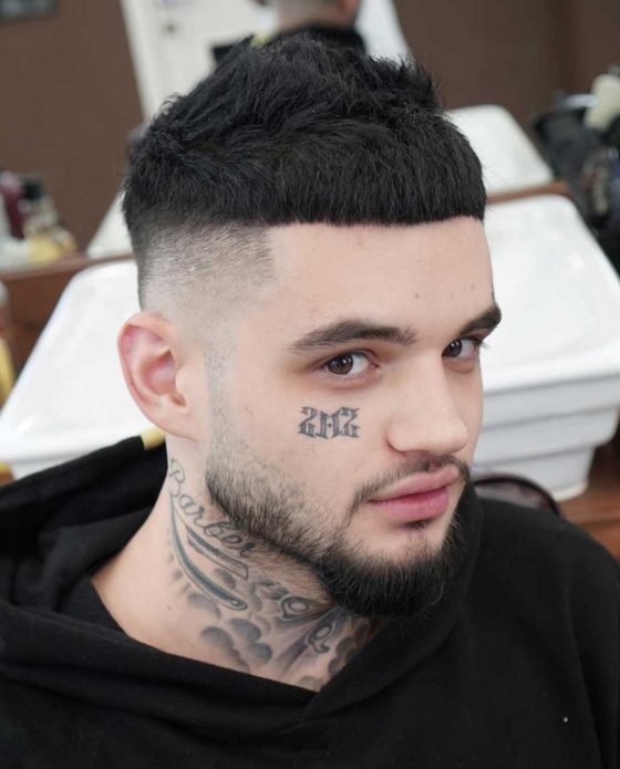 Caesar Haircut: +25 Fade, Light & Dark Caesar Hairstyle Ideas