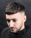 Caesar Haircut: +25 Fade, Light & Dark Caesar Hairstyle Ideas