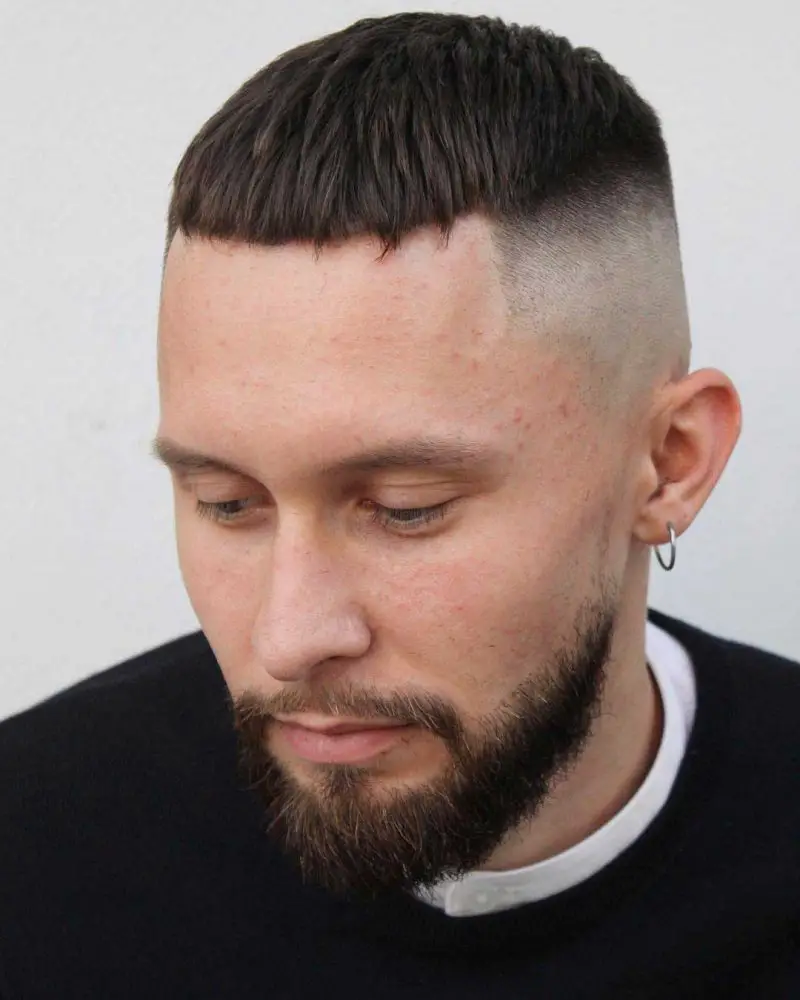 Caesar Haircut: +25 Fade, Light & Dark Caesar Hairstyle Ideas