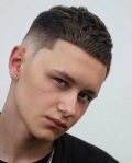 Caesar Haircut: +25 Fade, Light & Dark Caesar Hairstyle Ideas